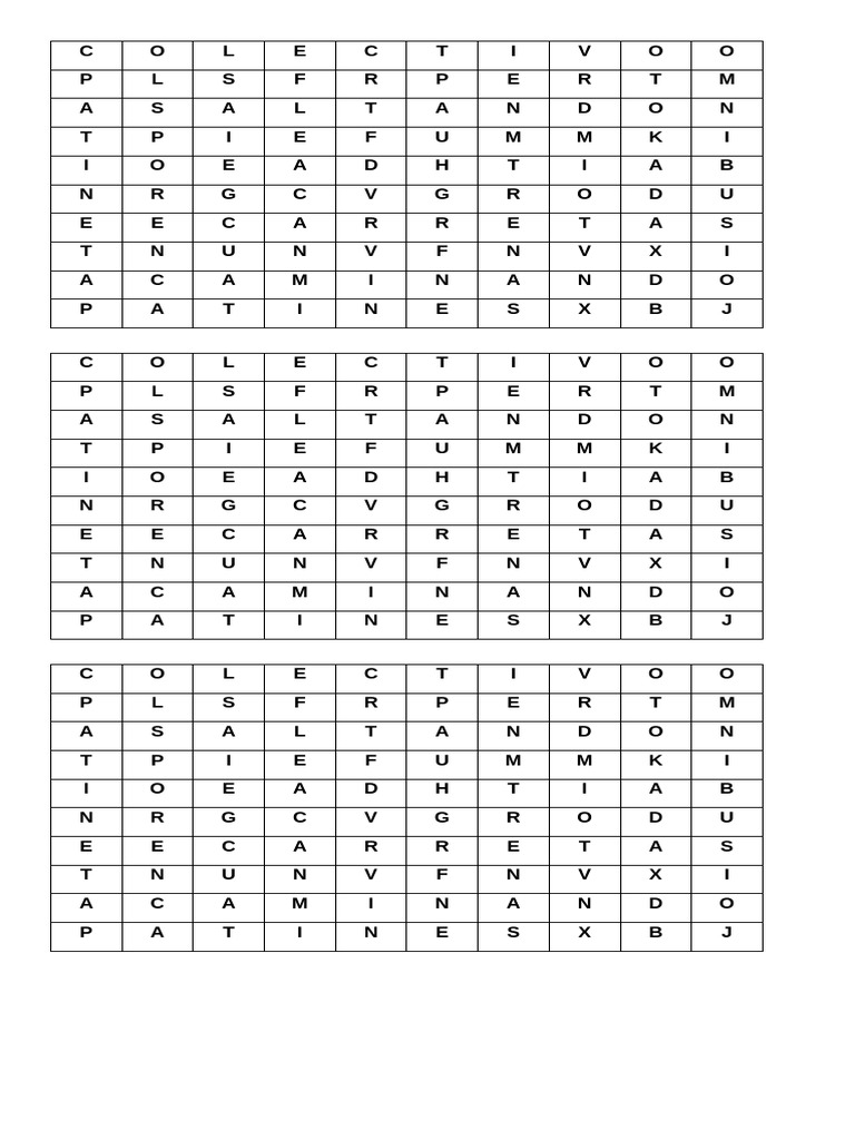 Sopa de Letras: Medios de Transporte | PDF