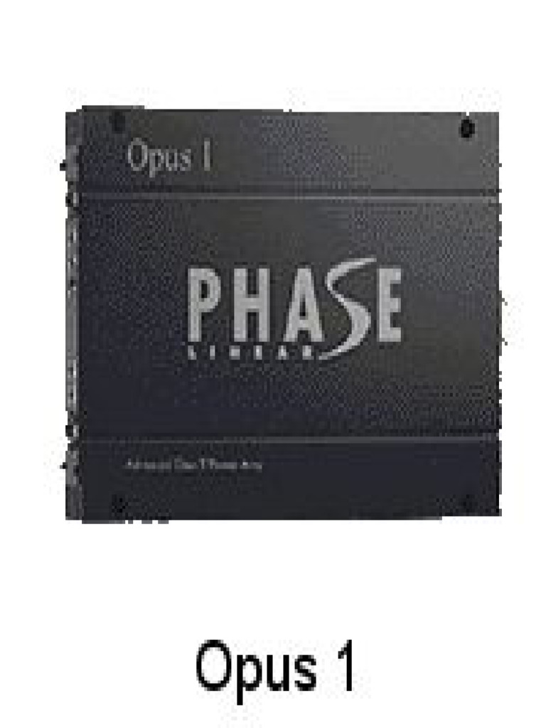 Phase Opus 1 SCH | PDF | Field Effect Transistor | Semiconductors