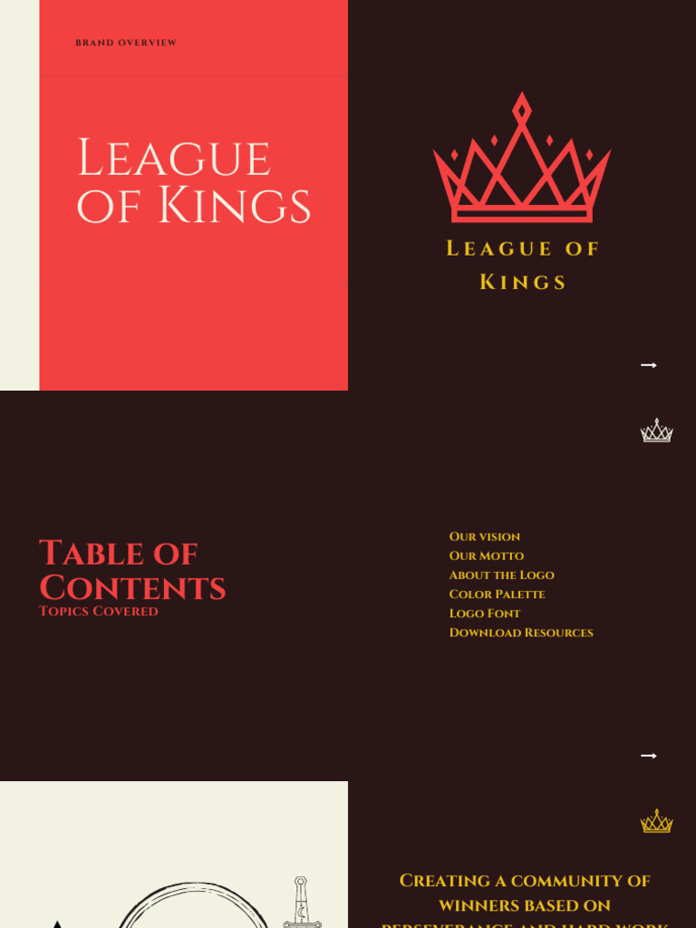 League of Kings Brand Guidelines | PDF | Graphic Design | Communication ...