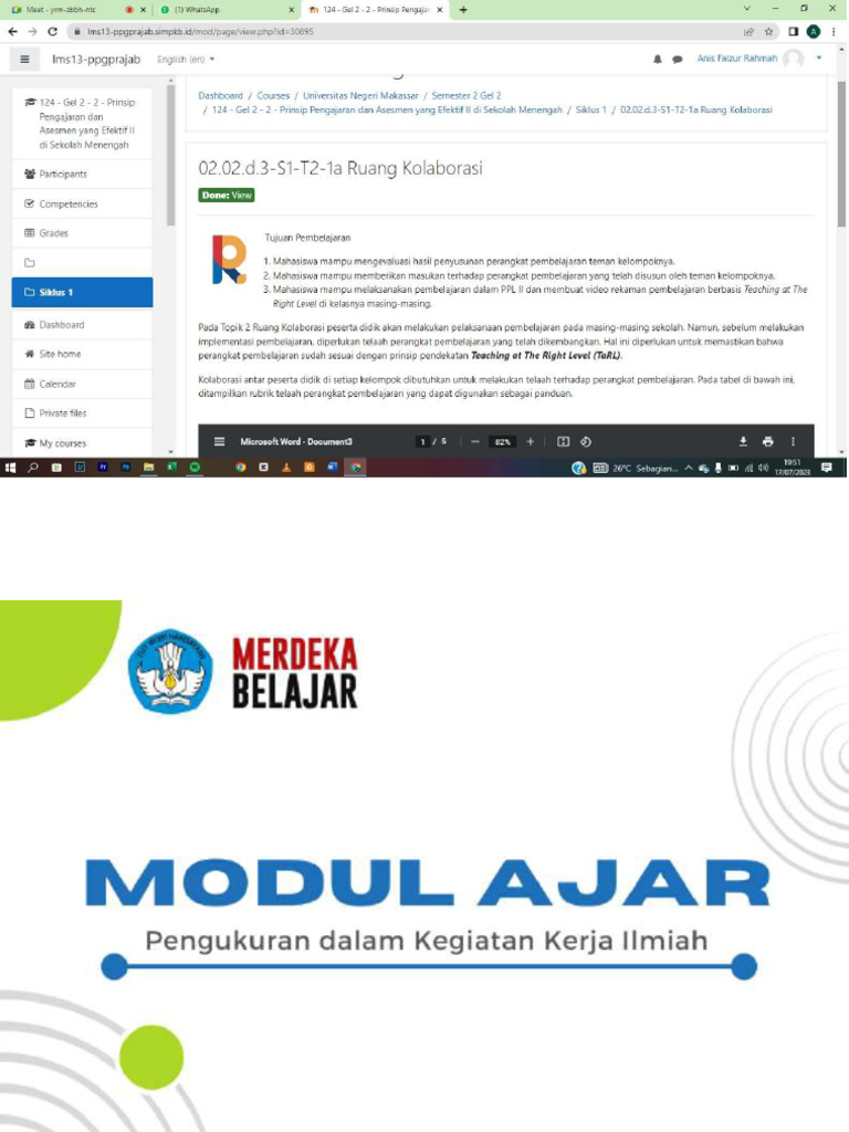Modul Ajar Tarl Merged | PDF