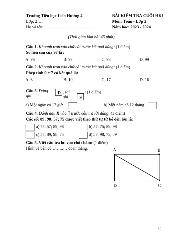 Toan 1 | PDF