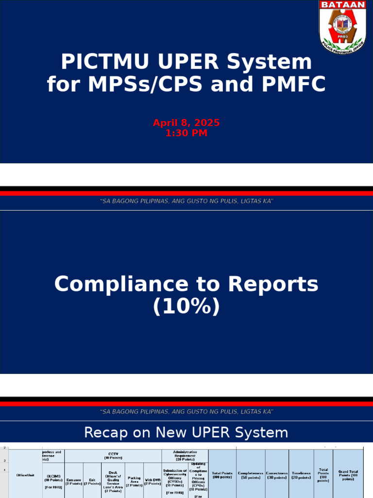 s10 Pictmu PNP Uper System For Pposcpos-March 2025 | PDF