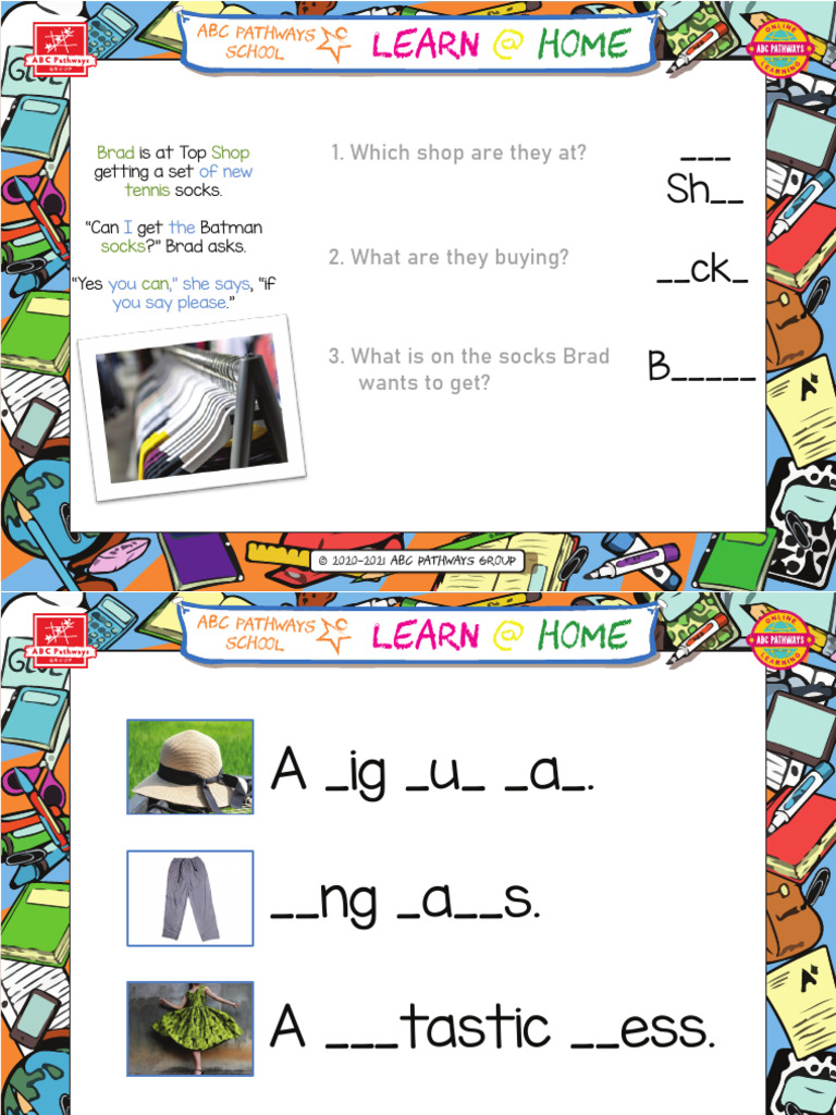 Feb2 - K2 - Unit 8 - Lesson 2 - Worksheet | PDF