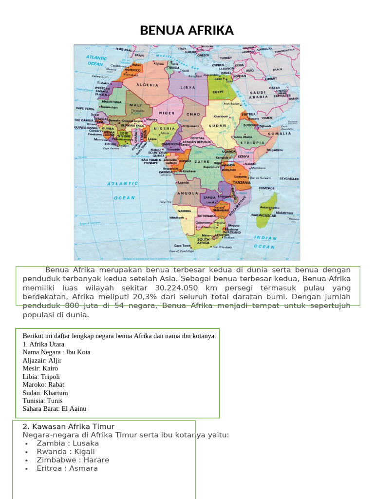 Benua Afrika | PDF