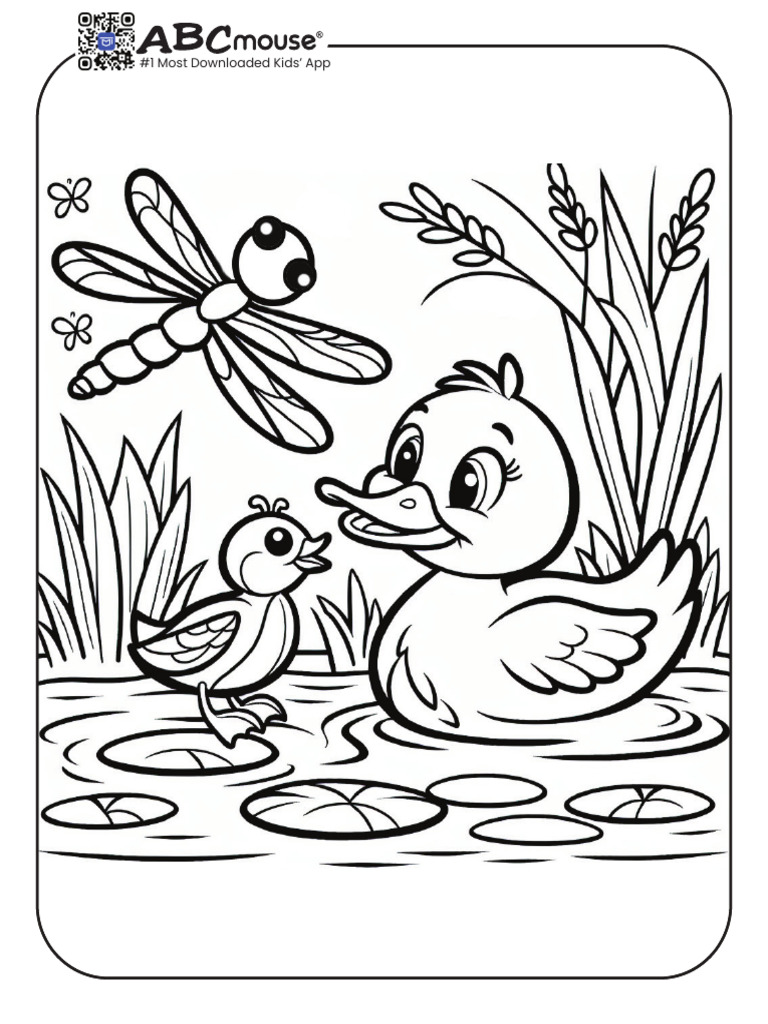 ABCmouse Coloring Page Duck 5 | PDF