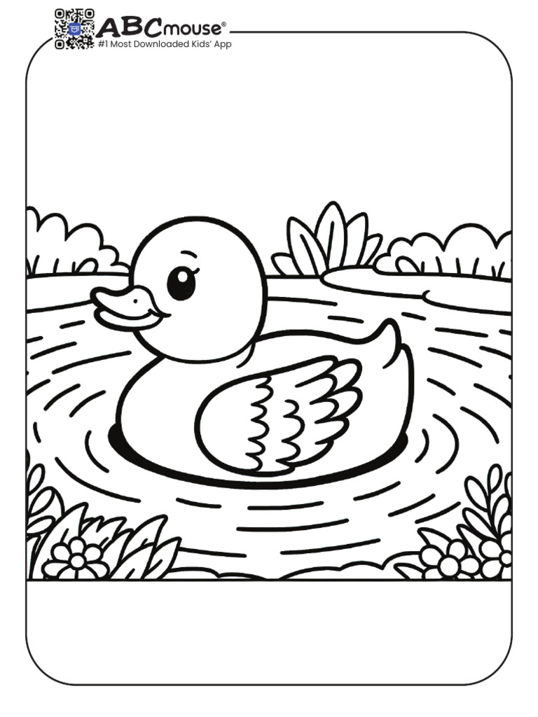 ABCmouse Coloring Page Duck 3 | PDF
