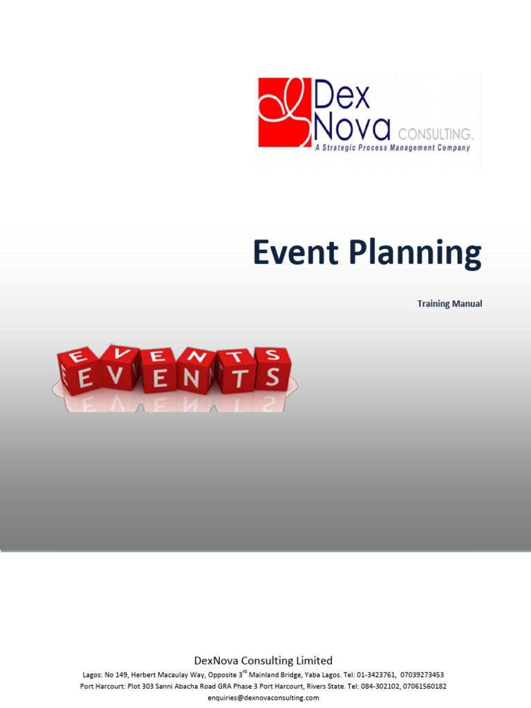 Event Planning | PDF | Waiting Staff | Entertainment