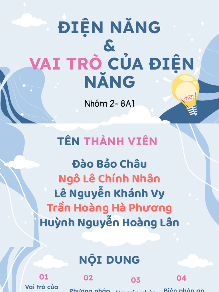 Điện Năng & Của Điện Năng: Vai Trò | PDF