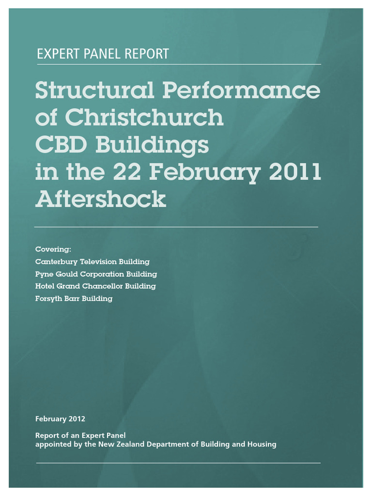 Quake Final Expert Panel Report | PDF | Earthquakes | Geophysics