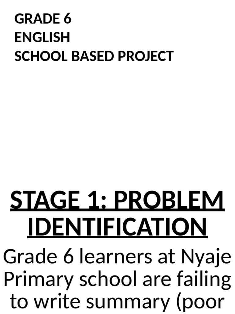 Grade 6 HBC Presentation | PDF