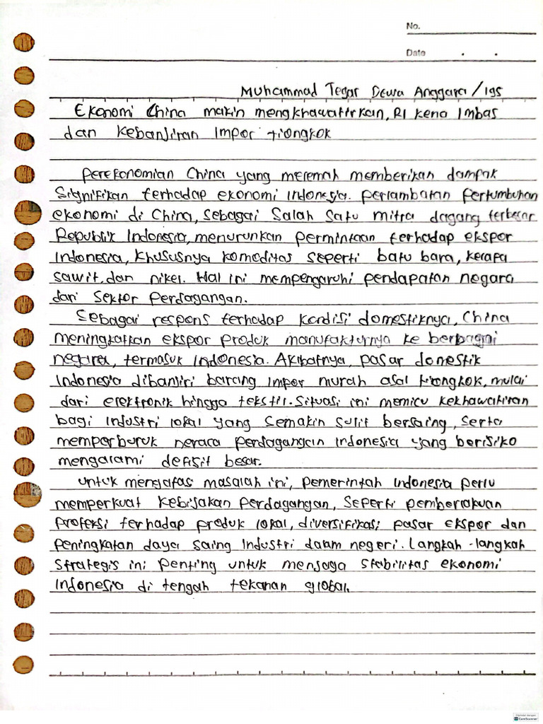 Muhammad Tegar Dewa Anggara 3 | PDF