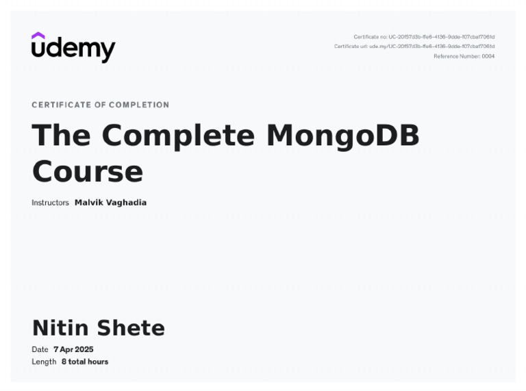 The Complete MongoDB | PDF