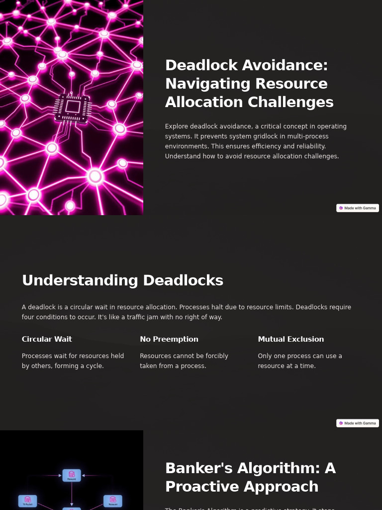 Deadlock Avoidance Navigating Resource Allocation Challenges | PDF