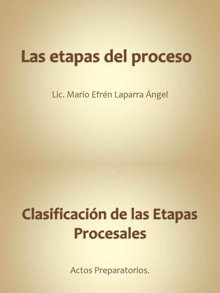05 Etapas Procesales | PDF | Demanda judicial | Jurisdicción