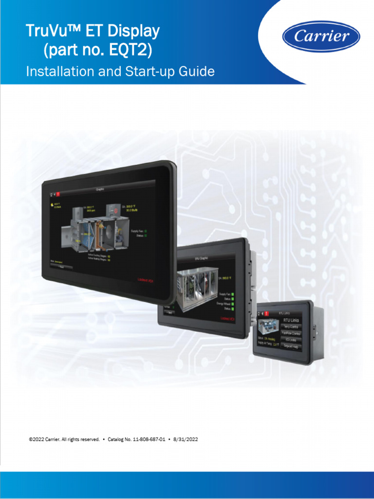 TruVu™ ET Display Installation Guide | PDF | Usb | Power Supply
