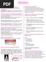 Simulado Periodontia 20 Questoes | PDF | Áreas da odontologia | Especialidades médicas