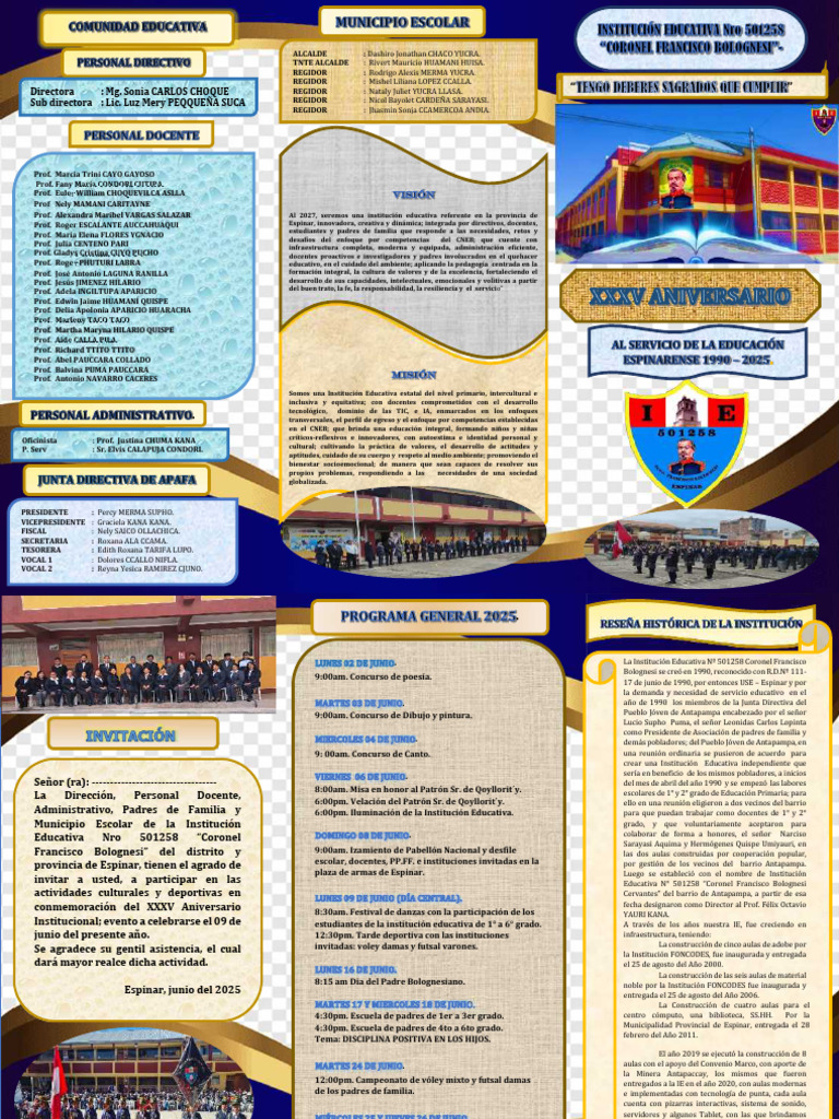 Triptico 2025 CFB | PDF | Aprendizaje