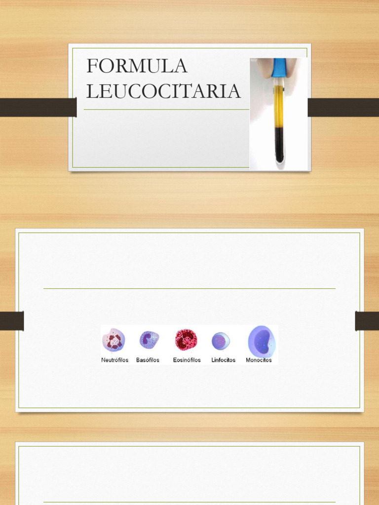 Formula Leucocitaria | PDF