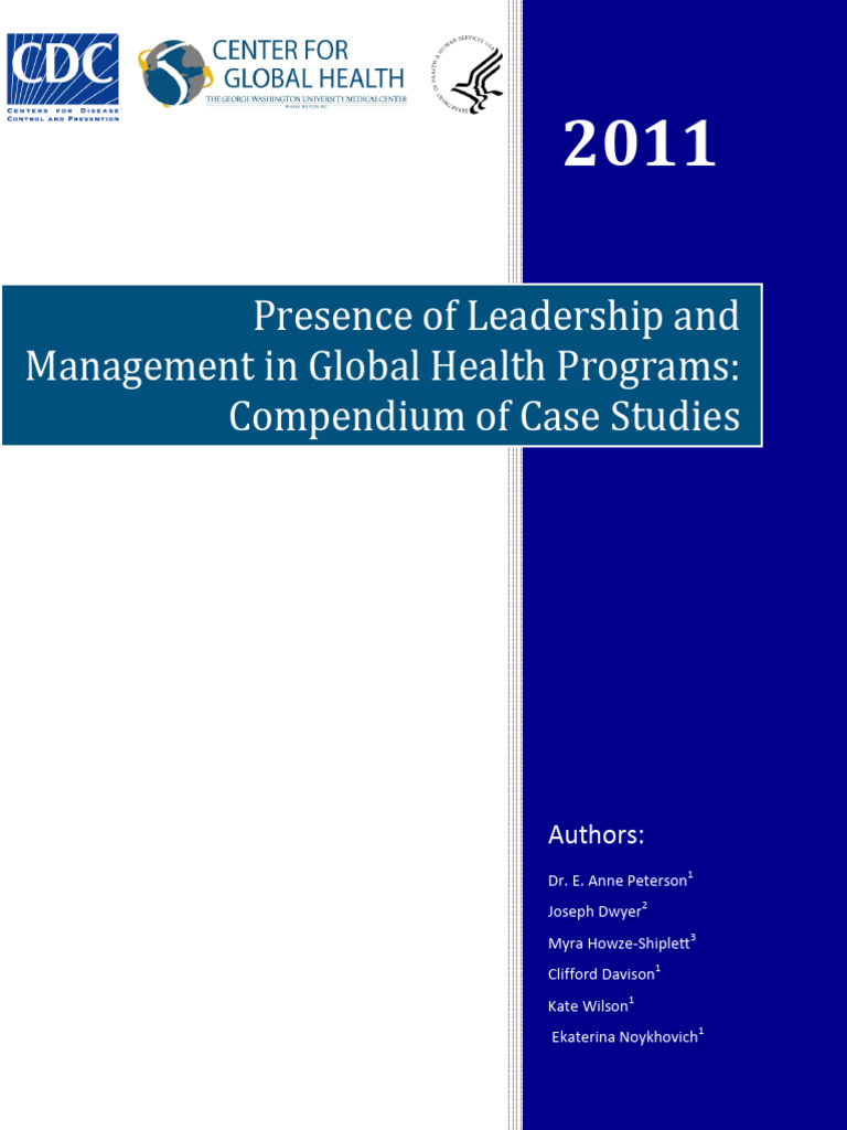 Leadership and Management Compendium | PDF | Leadership | Global Health