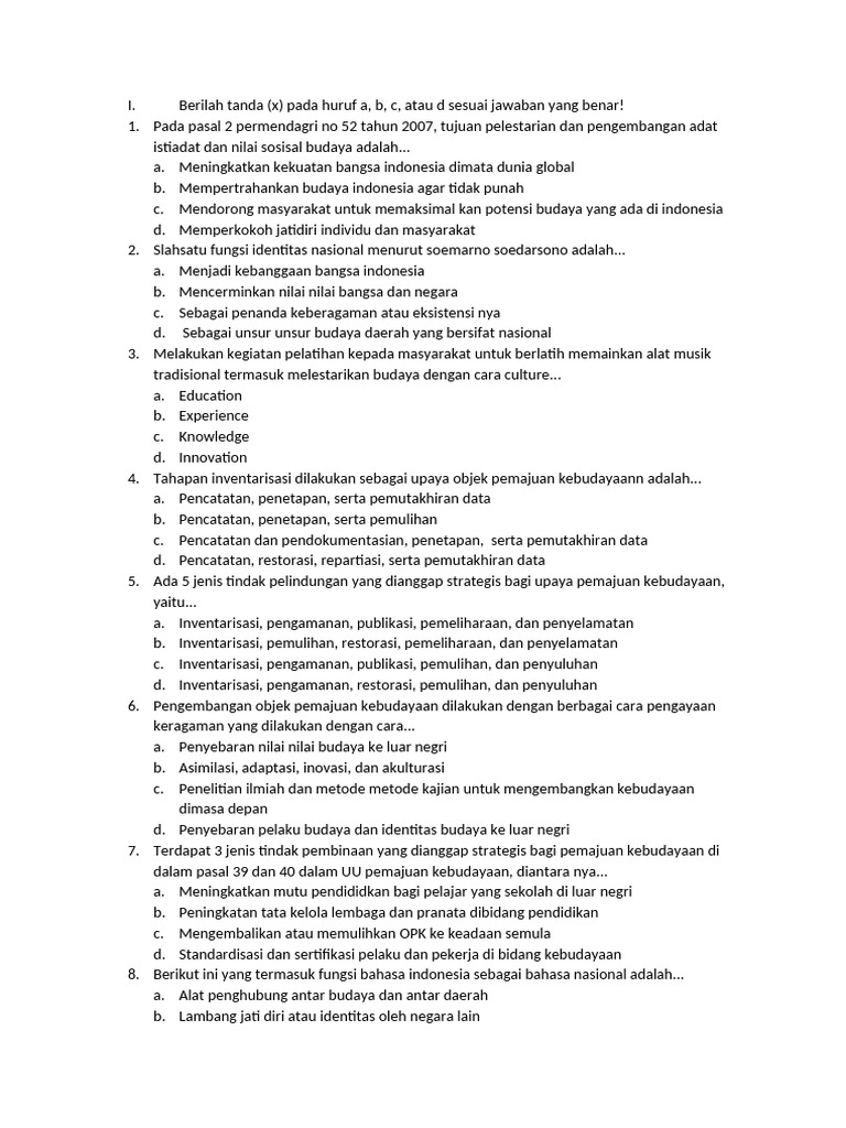 Soal Pat Pkn Kelas Viii 2025 | PDF