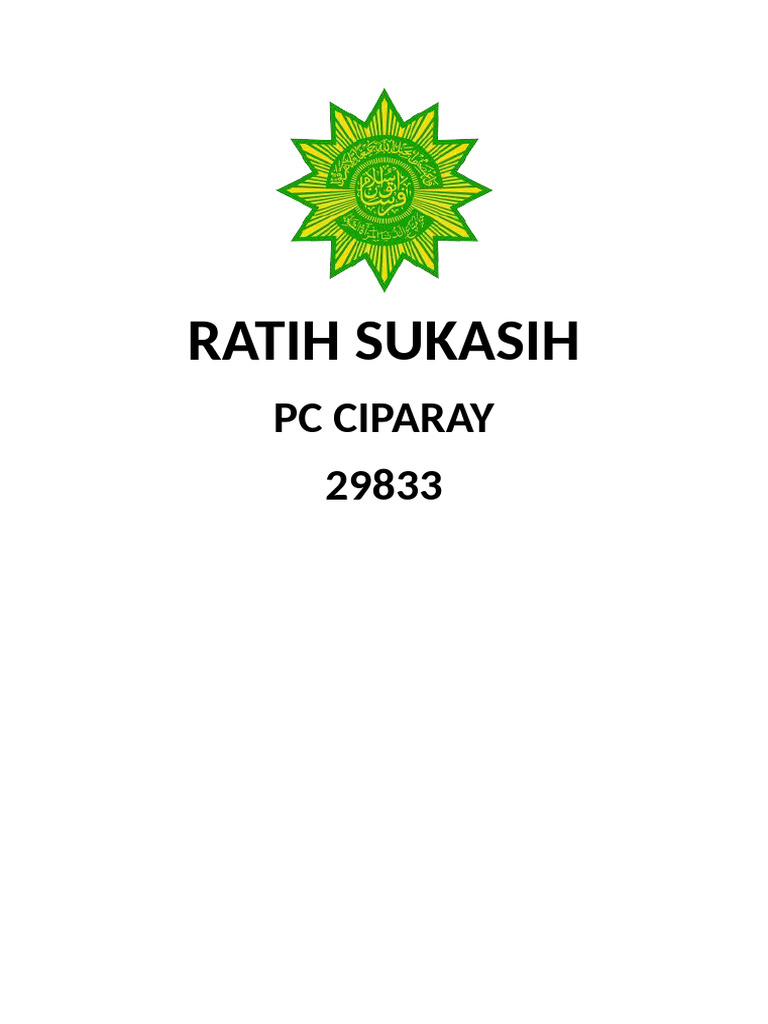 Name Tag Ratih Sukasih | PDF