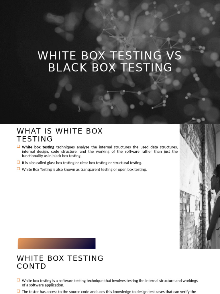 White Box vs Black Box Testing Explained | PDF | Software Testing ...