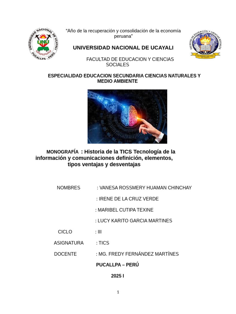 Monografia Tics | PDF | Tecnologia Educacional | Internet