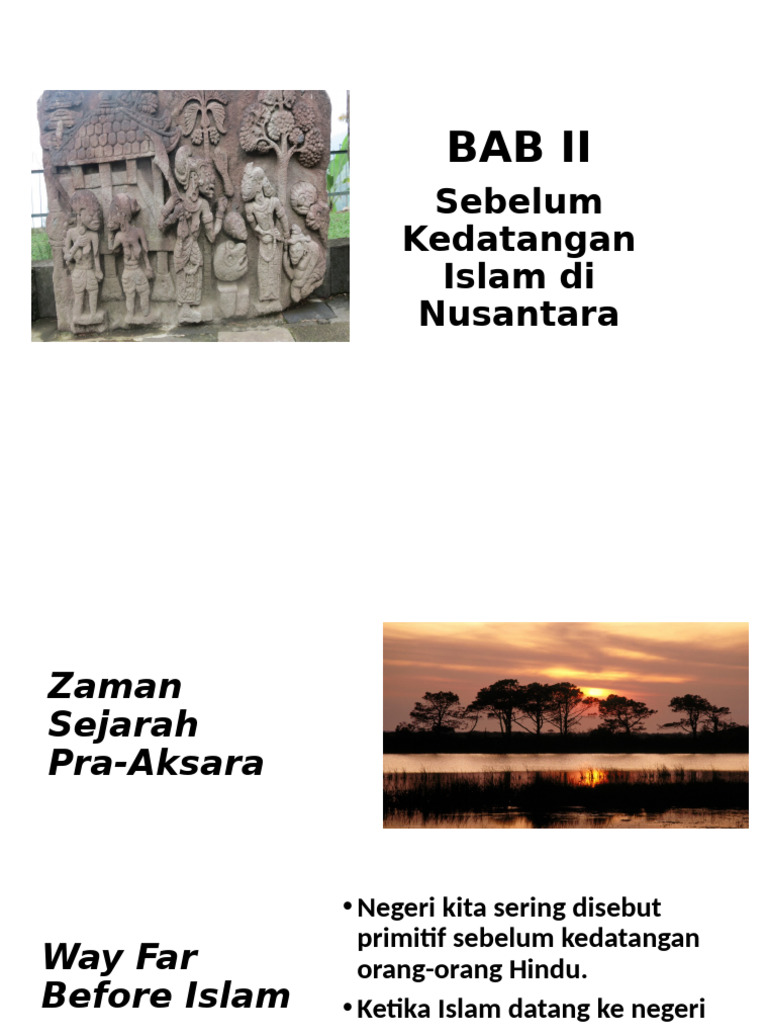 Sejarah Pra-Aksara Nusantara Sebelum Islam | PDF