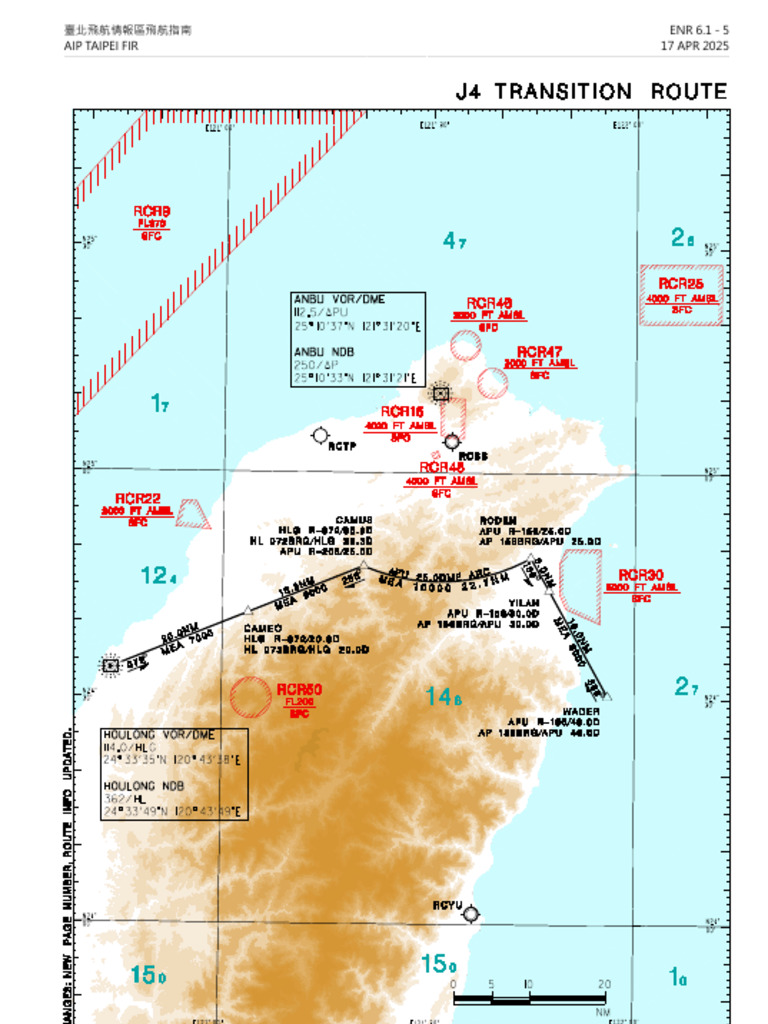 020-j4 Transition Route | PDF | Radio Technology | Avionics