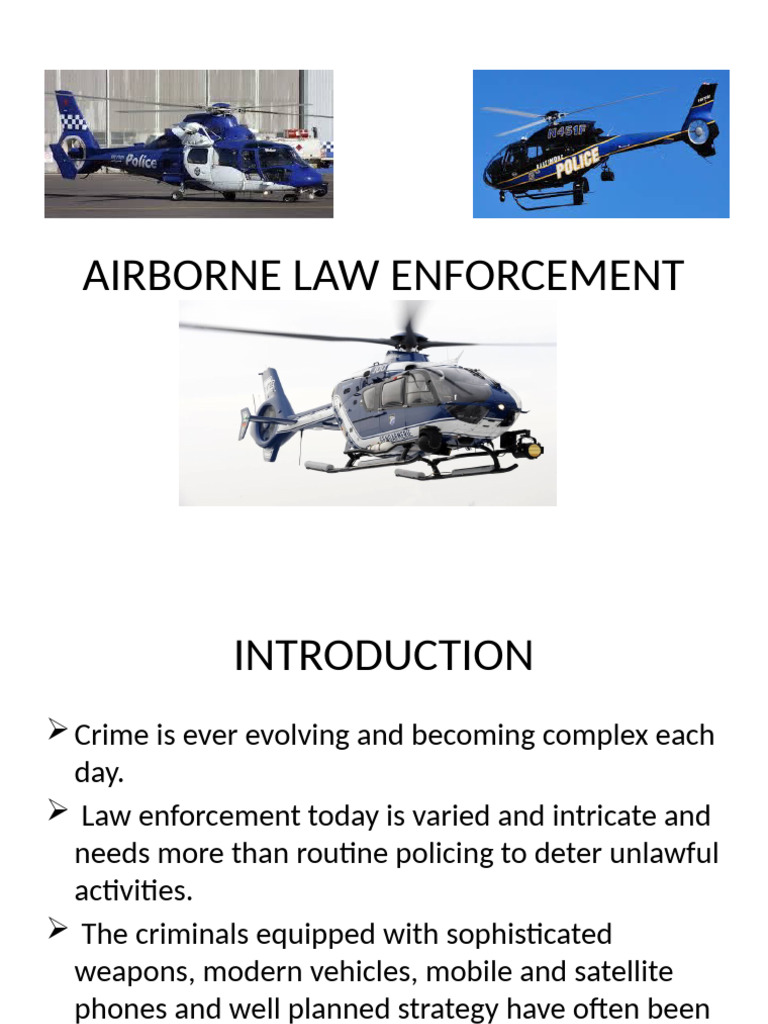 Airborne Law Enforcement | PDF | Police | Surveillance