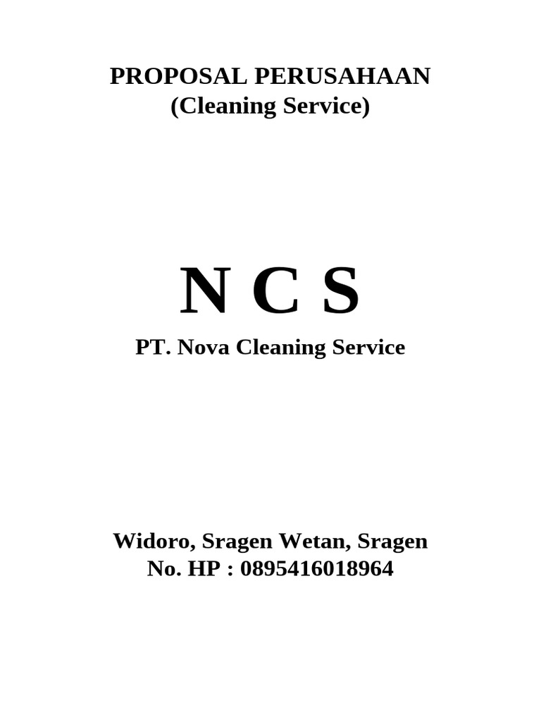 Proposal Perusahaan | PDF