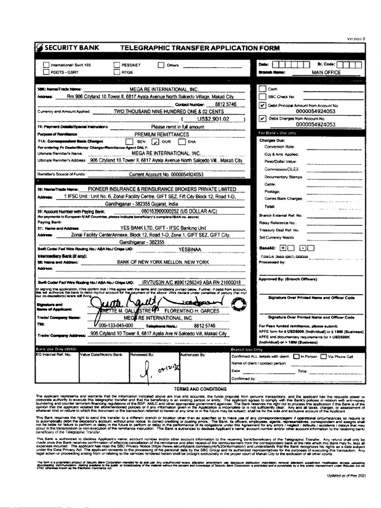 Proof of Payment | PDF