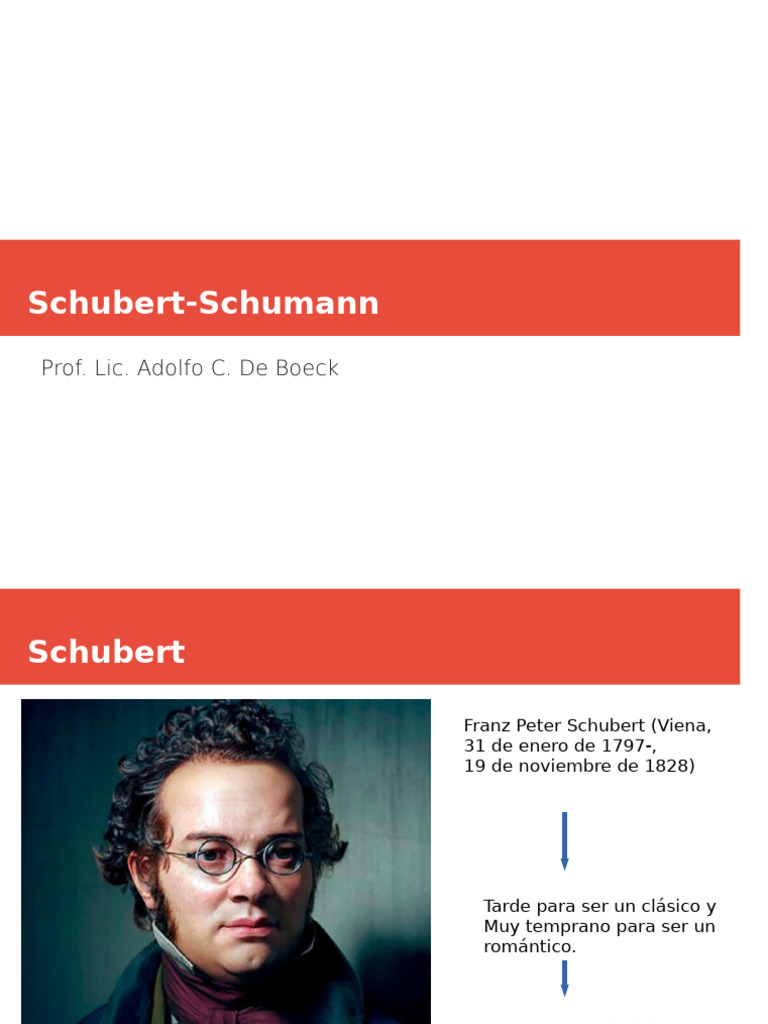 5 Schumann Schubert | PDF | Robert Schumann | Franz Schubert