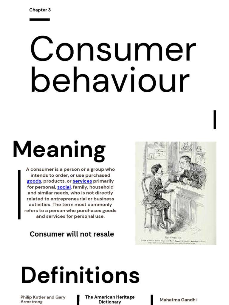 Chapter 3 Mm Consumer Behaviour Pdf Consumer Behaviour Behavior