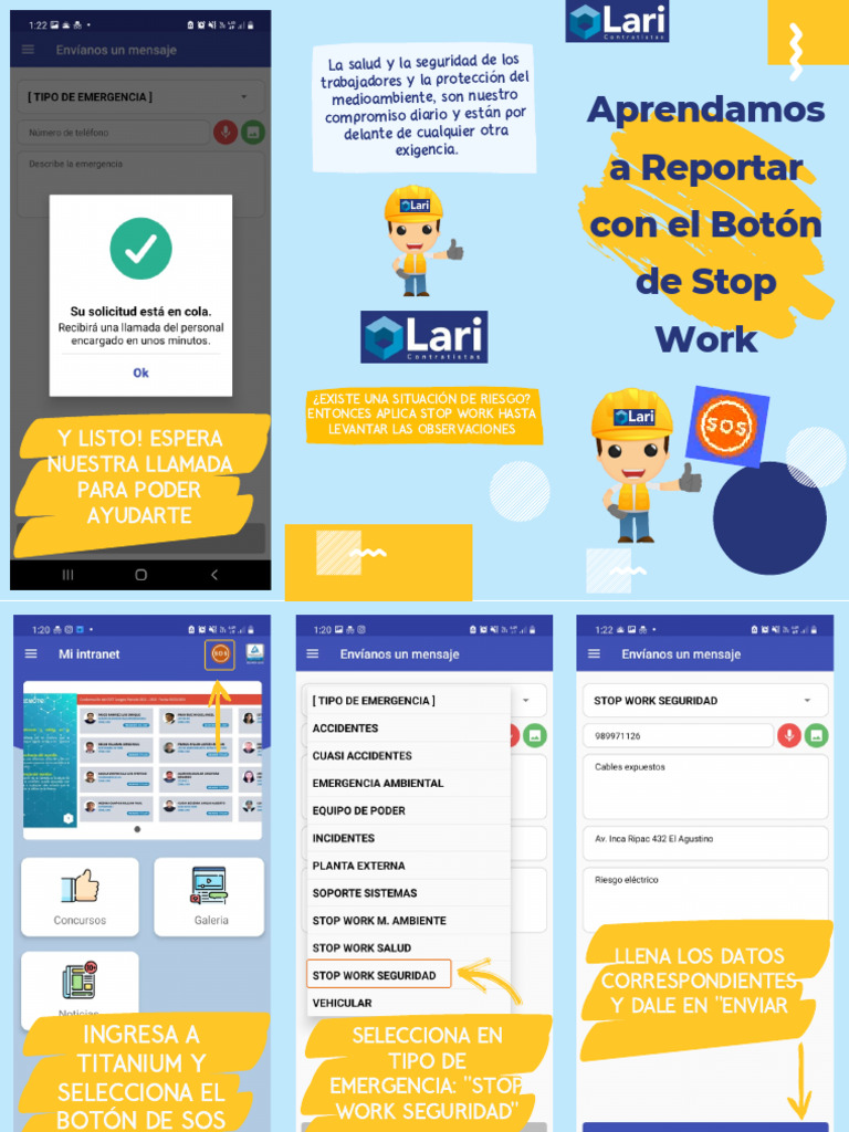 Reporte de Stop Work | PDF