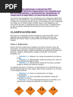 Clasificación de Cargas Peligrosas IMO | PDF | Desintegración ...