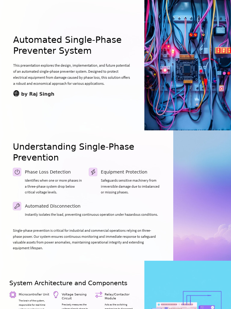 Automated Single-Phase Preventer System | PDF | Relay | Reliability ...