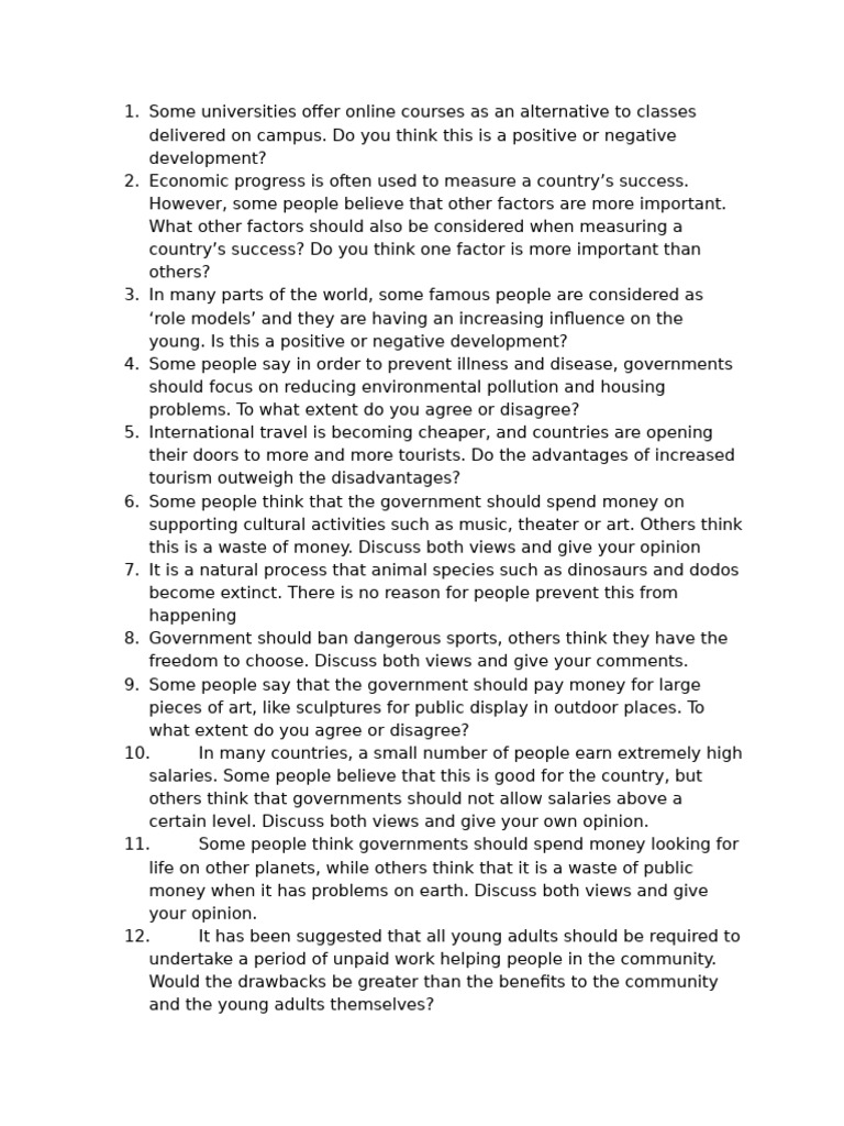 Writing Task 2 - Introduction | PDF | Economies