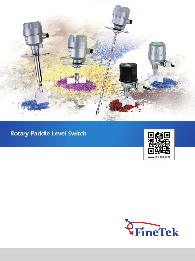 Rotary Paddle Level Switch Overview | PDF | Switch | Bearing (Mechanical)
