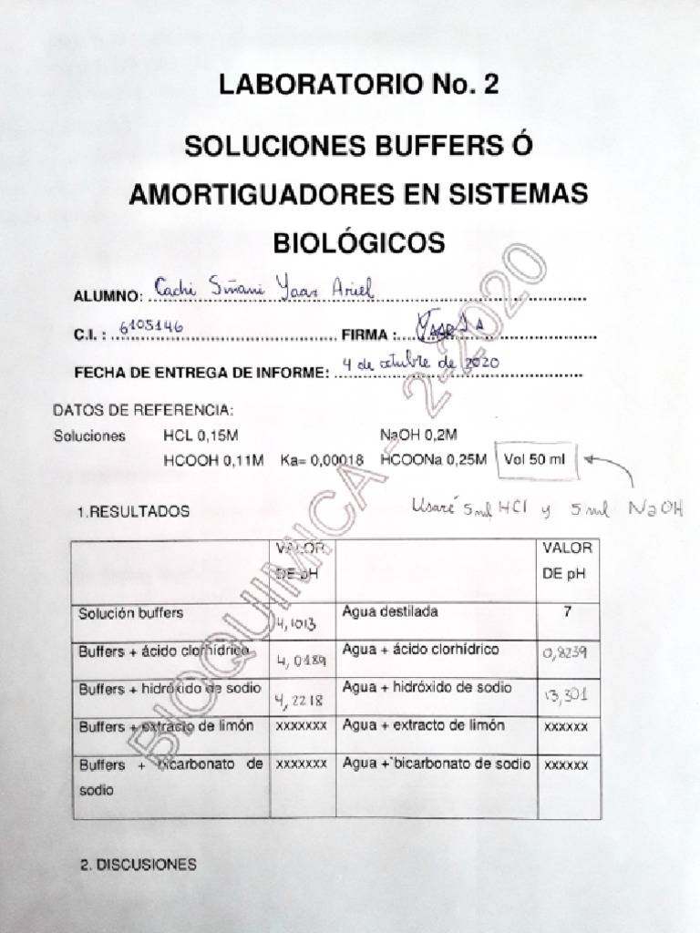 Informe 2 - Ycs | PDF