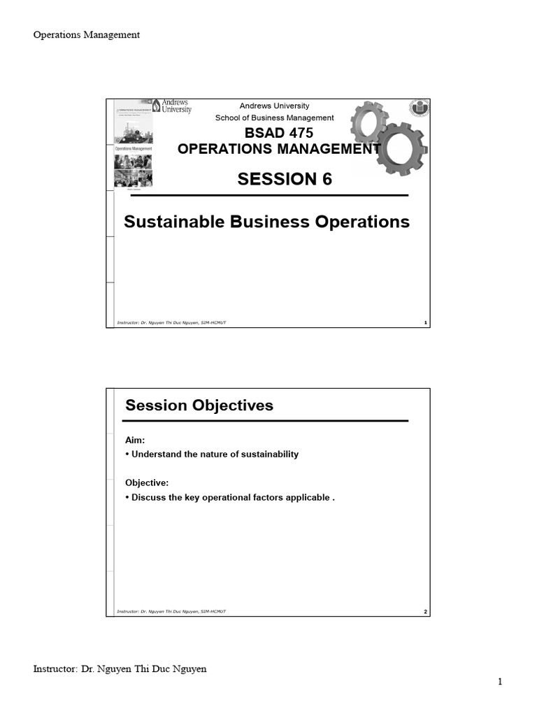 9-Sustainable Operations-Sent ST Andrews | PDF | Sustainability ...