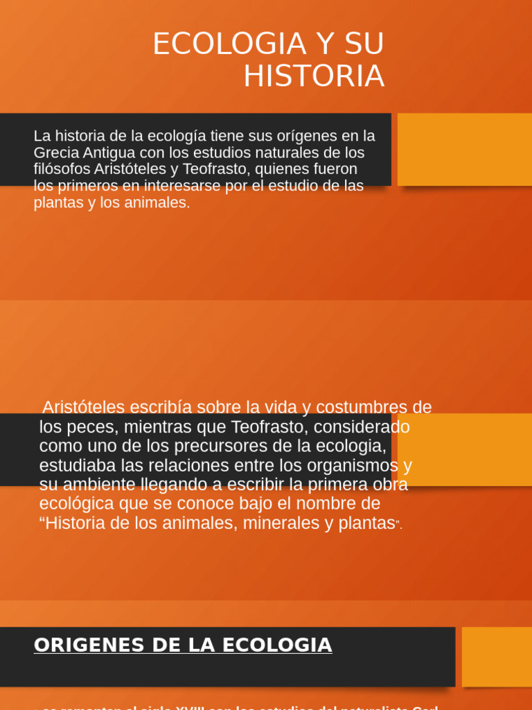 La Ecologia - Presentacion | PDF | Ecosistema | Ecología