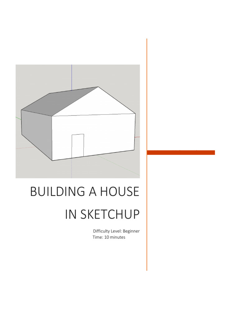 SketchUp Instructions | PDF | Cursor (User Interface) | Cartesian ...