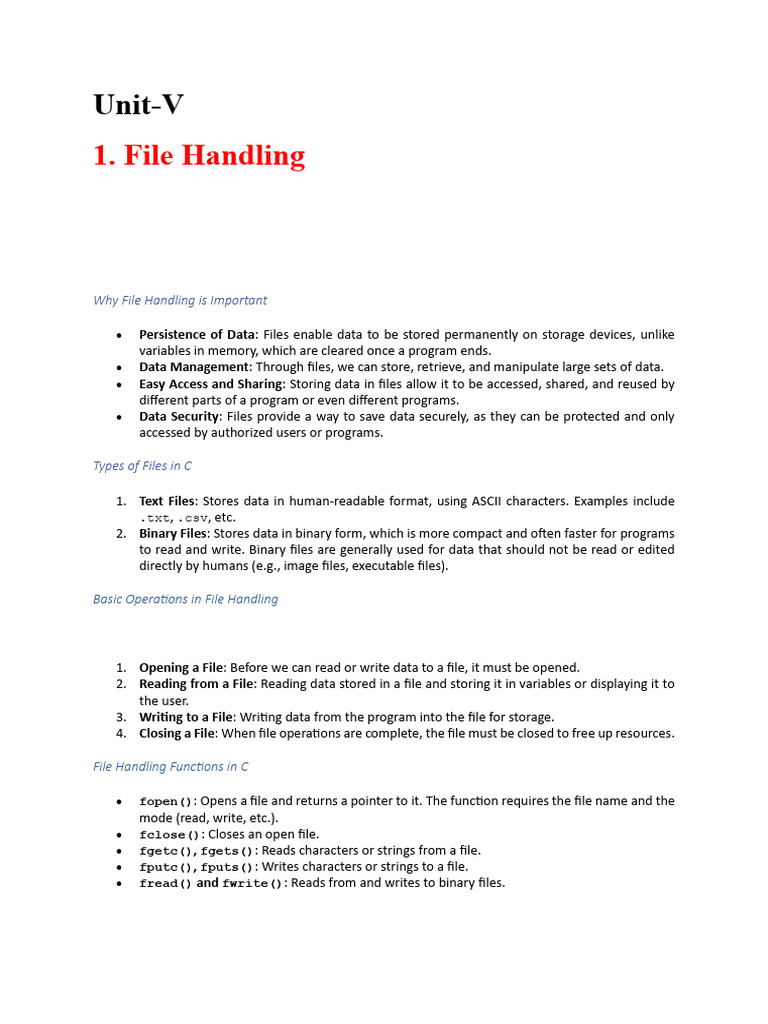 Unit-5 Programming Fundamentals | PDF | Method (Computer Programming) | Class (Computer Programming)