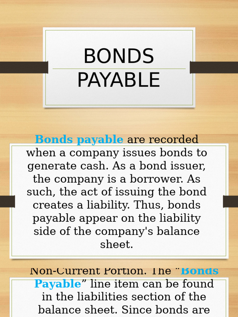 Bonds Payable | PDF | Bonds (Finance) | Interest