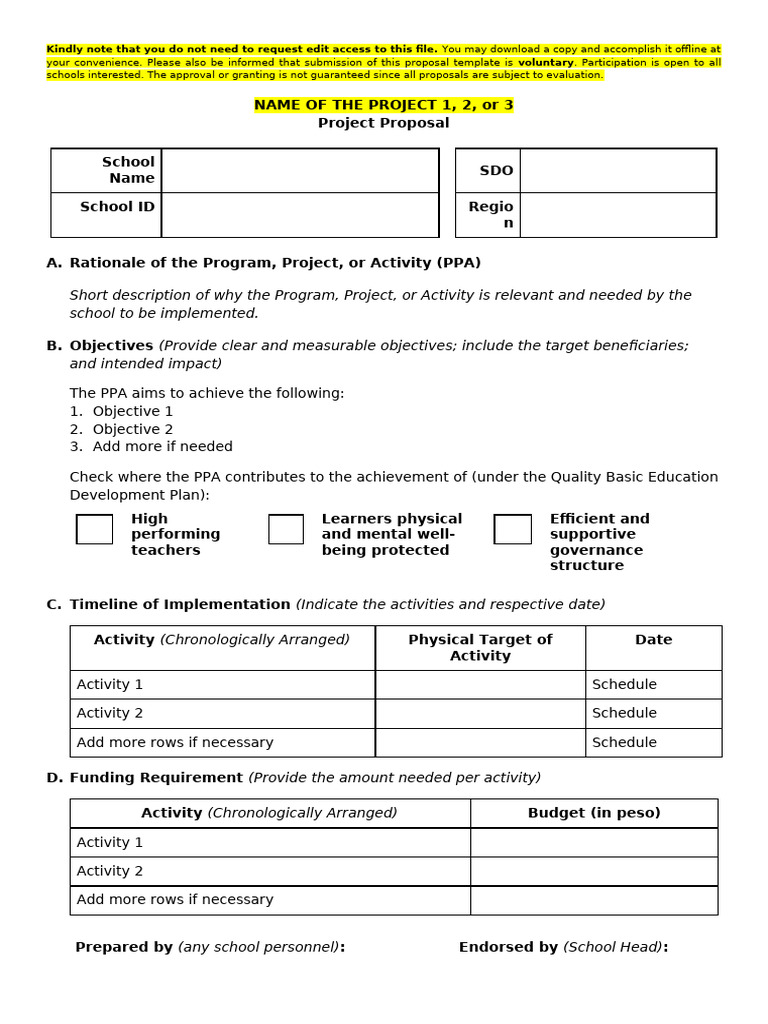 Template 5 - Project Proposal | PDF