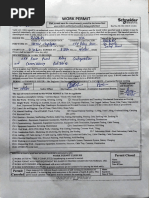 27f Line Break Permit | PDF | Personal Protective Equipment | Safety