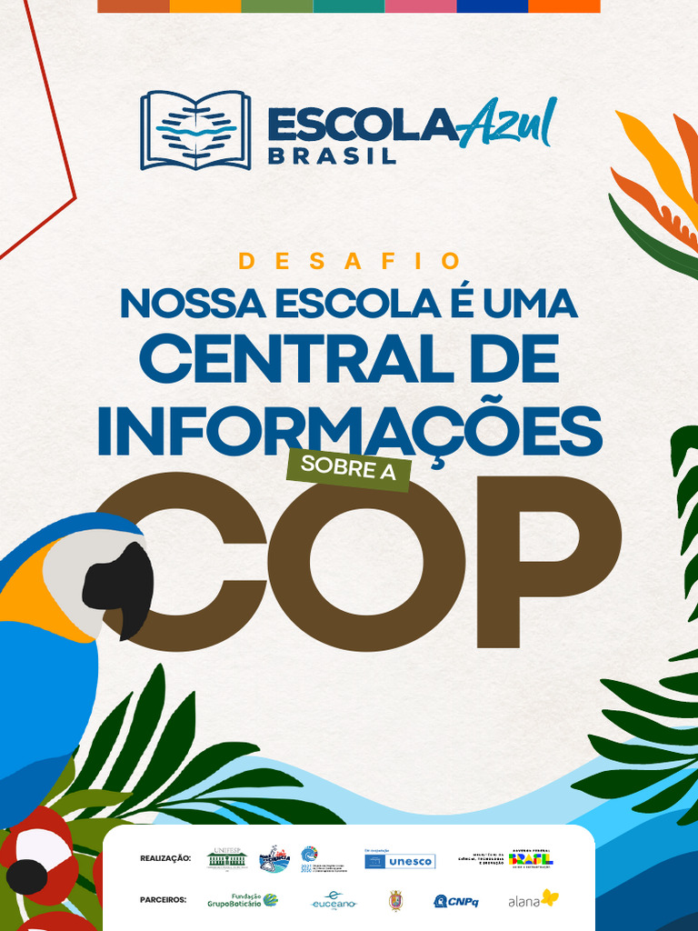 Documento Desafio Nossa Escola e Uma Central de Informacoes Sobre A COP Mare de Ciencia | PDF ...