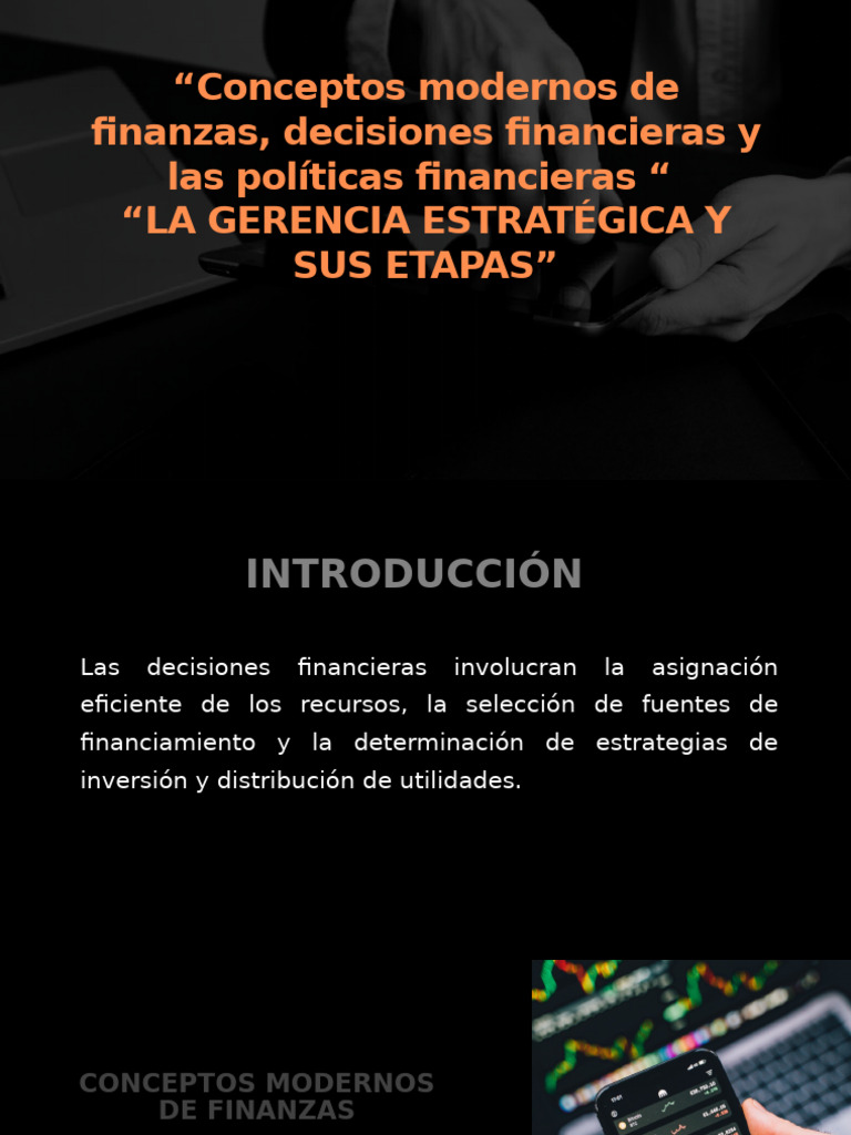 Finanzas Modernas y Gerencia Estratégica | PDF | Business | Inversiones