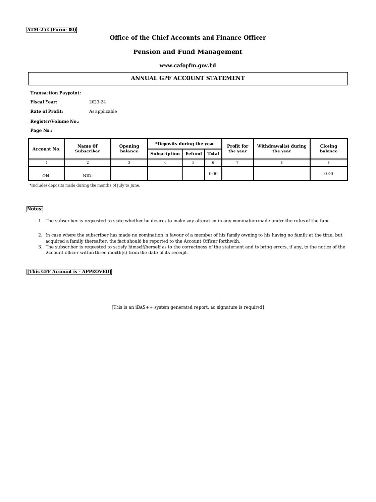 How To Check DSOP Fund (Part-2) | PDF | Finance & Money Management | Law